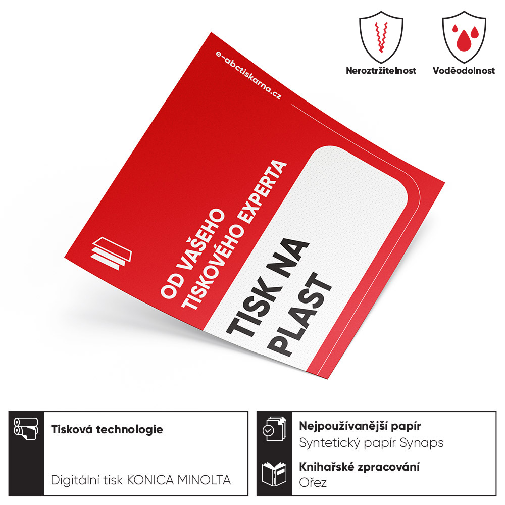 Tisk na plastový papír ️ online, levně | e-abctiskarna.cz